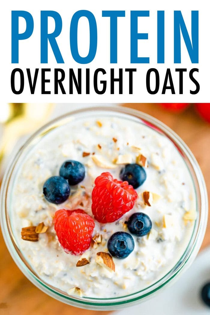 Protein Overnight Oats {6 Ingredients} - Eating Bird Food
