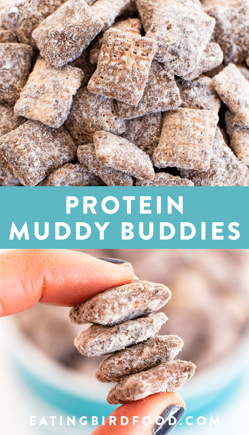 Protein Muddy Buddies - Eating Bird Food