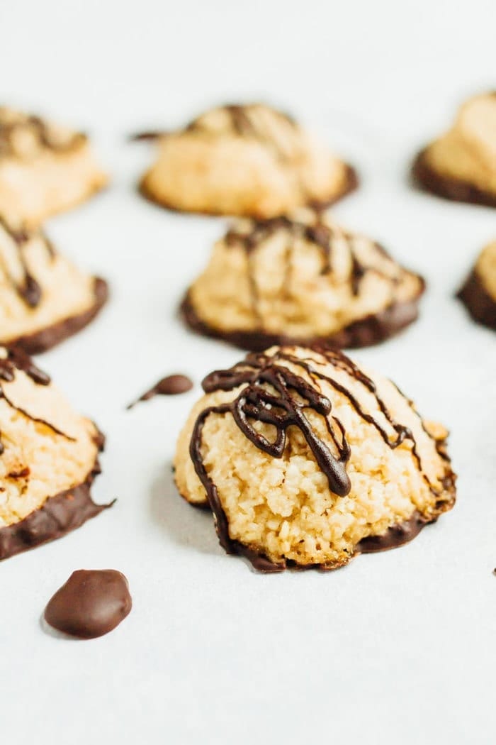 Vegan Coconut Macaroons {Healthy + Easy} - Eating Bird Food