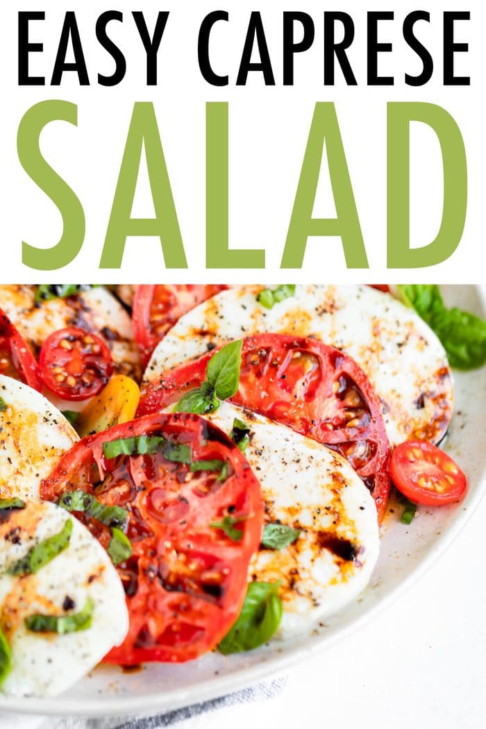 Easy Caprese Salad - Eating Bird Food
