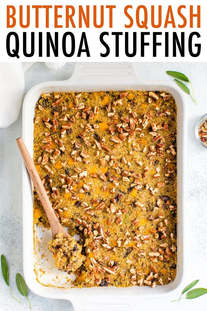 Butternut Squash Quinoa Stuffing - Eating Bird Food