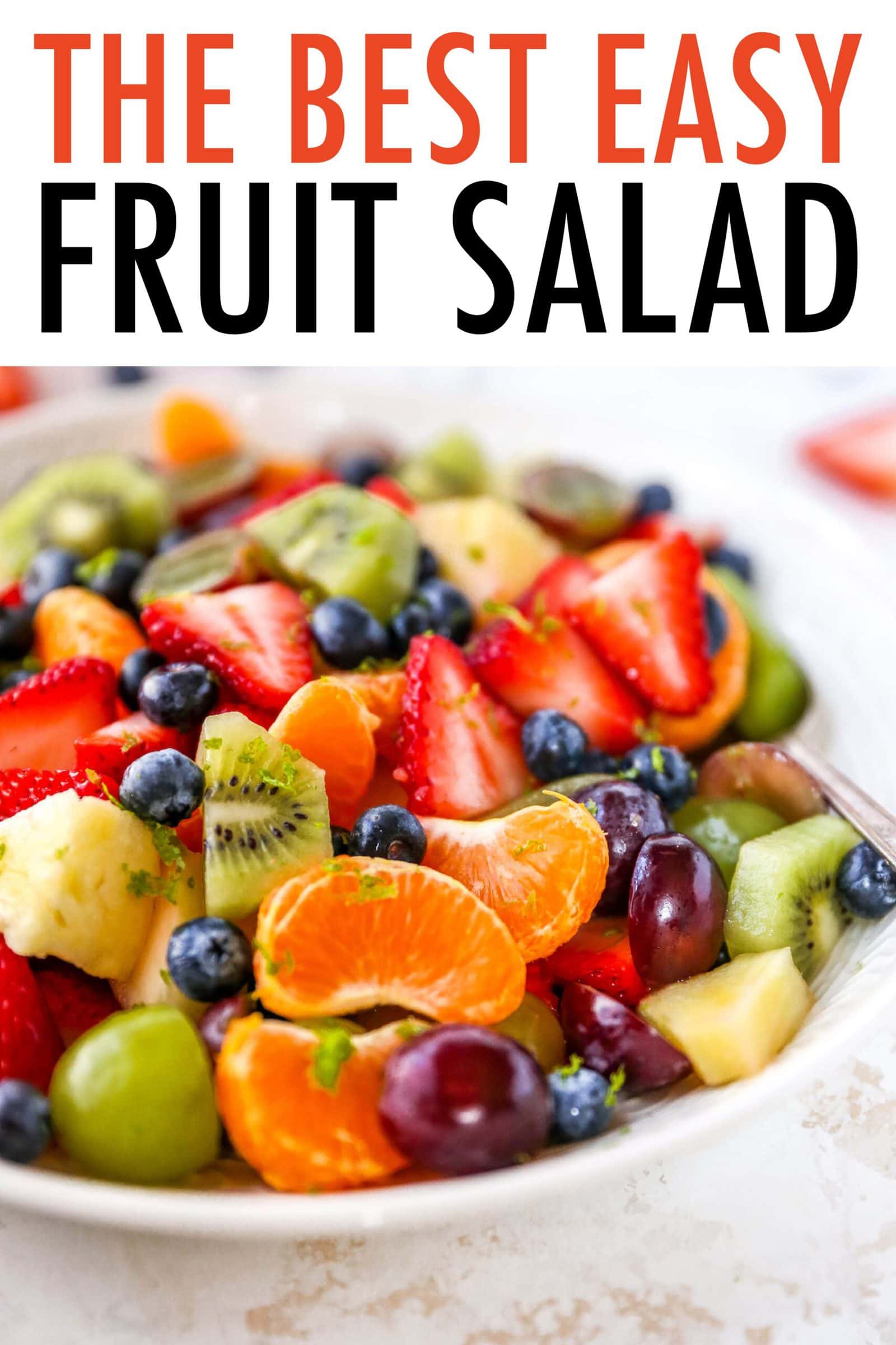 Easy Fruit Salad {Super Simple Recipe} - Eating Bird Food