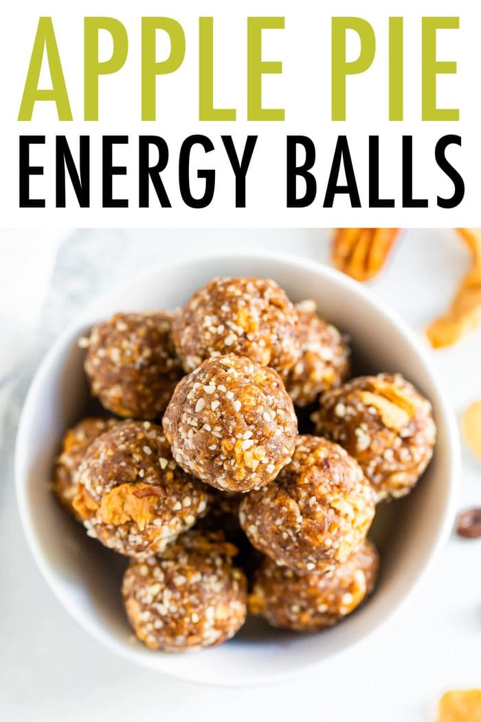 Apple Pie Energy Balls - Eating Bird Food