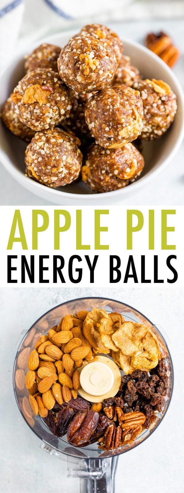 Apple Pie Energy Balls - Eating Bird Food