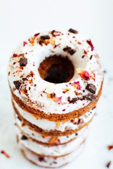 Pumpkin Spice Donuts - Eating Bird Food