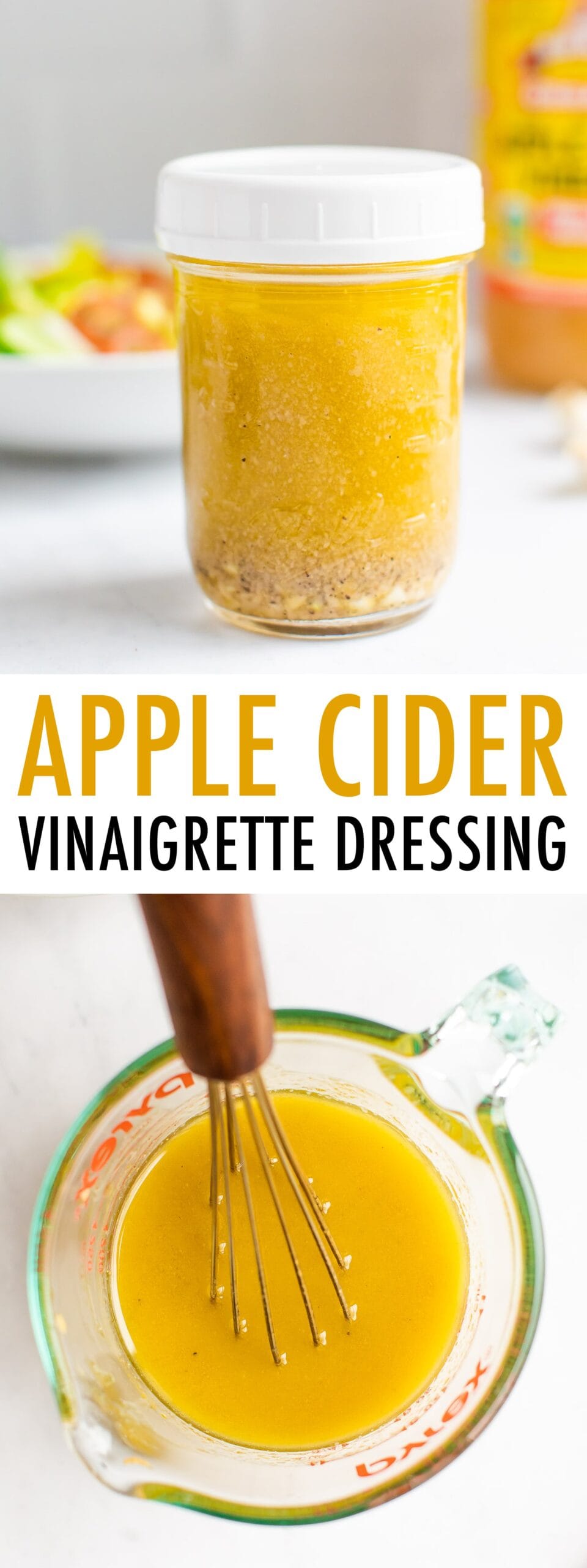 Apple Cider Vinaigrette Dressing - Eating Bird Food