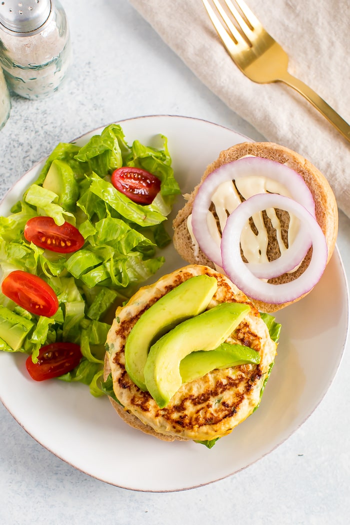 Cilantro Lime Chicken Burgers - Eating Bird Food