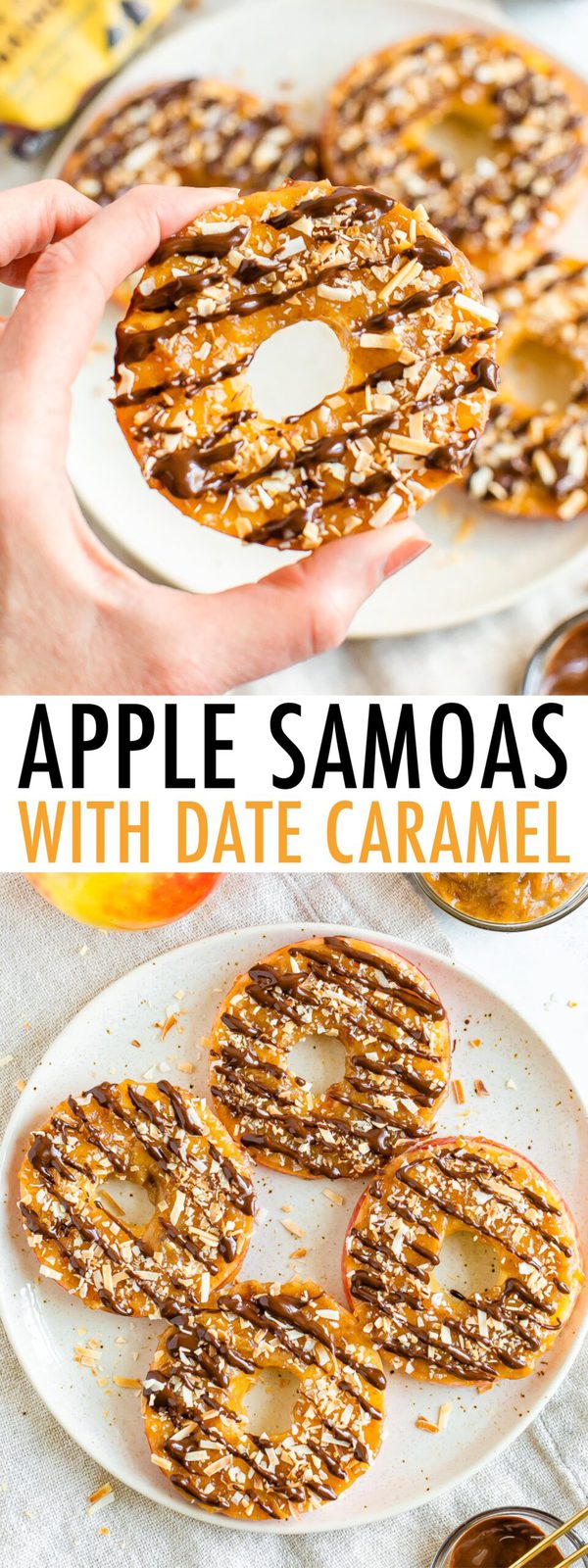 Date Caramel Apple Slices - Eating Bird Food