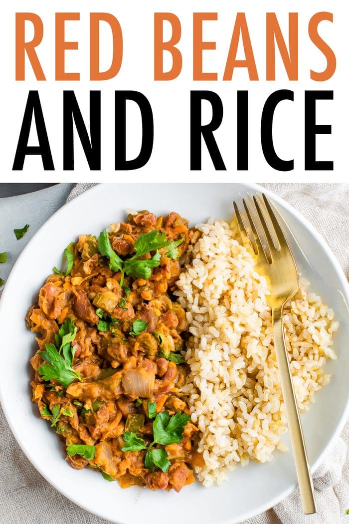 Vegan Red Beans and Rice - Eating Bird Food