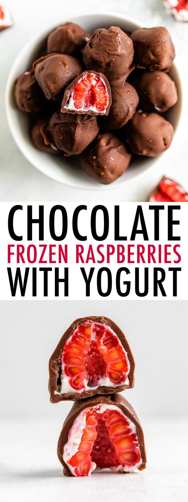 Chocolate Covered Frozen Raspberries - Eating Bird Food
