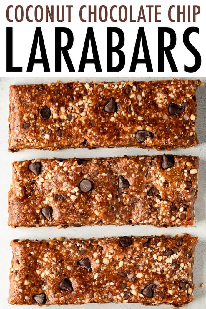 Homemade Coconut Chocolate Chip Larabars