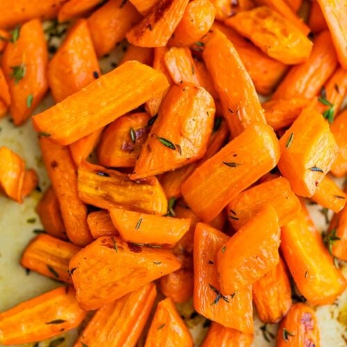 Easy Roasted Carrots - Eating Bird Food
