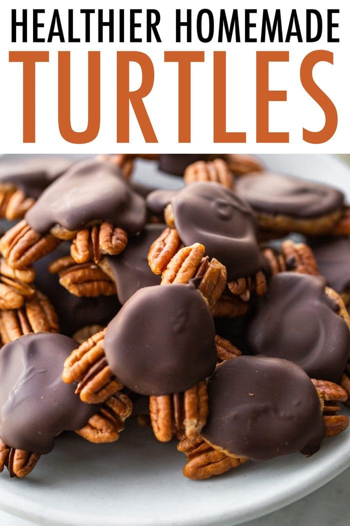 The BEST Chocolate Turtles (5 Ingredients) - Eating Bird Food