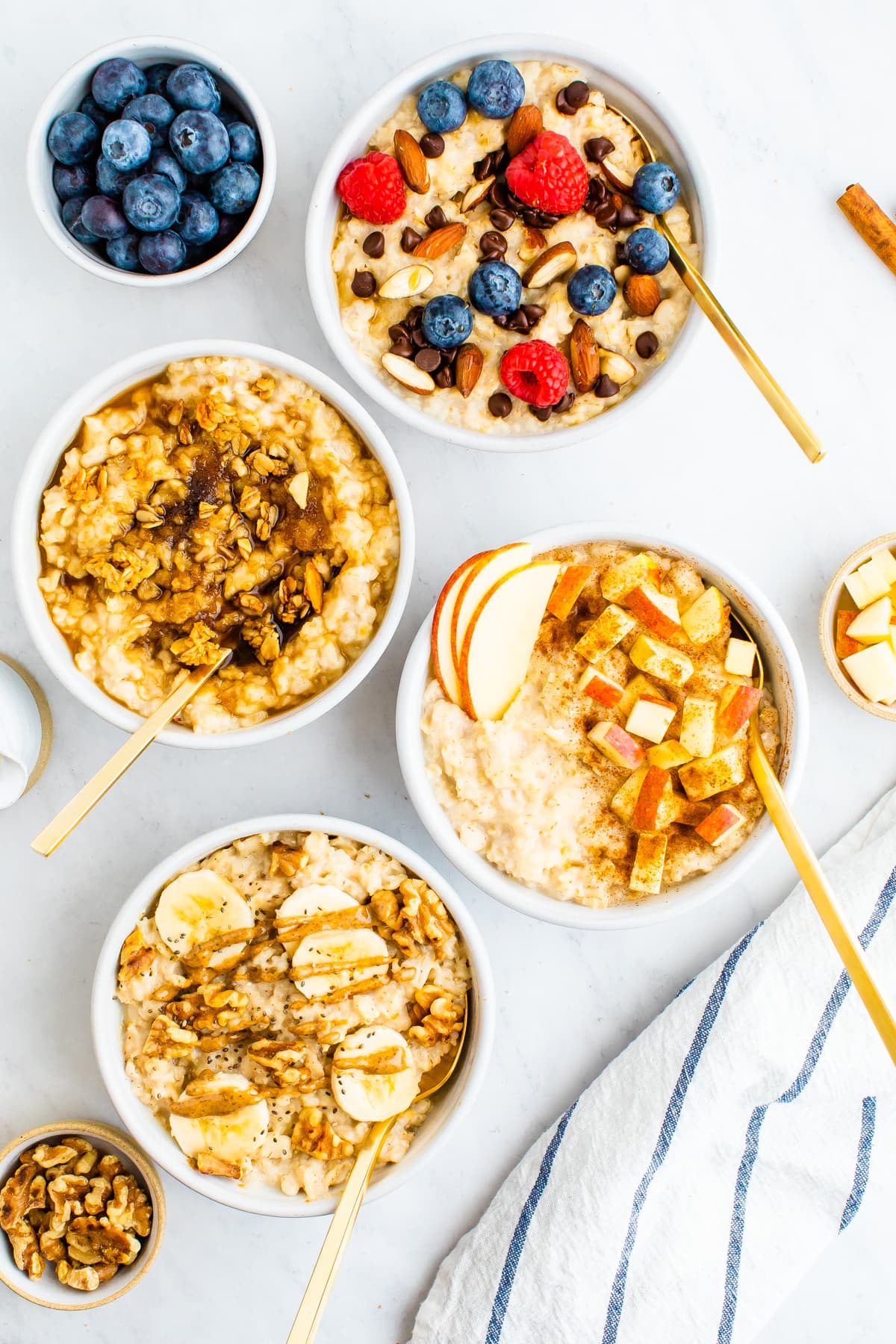 Oatmeal Toppings Nuts