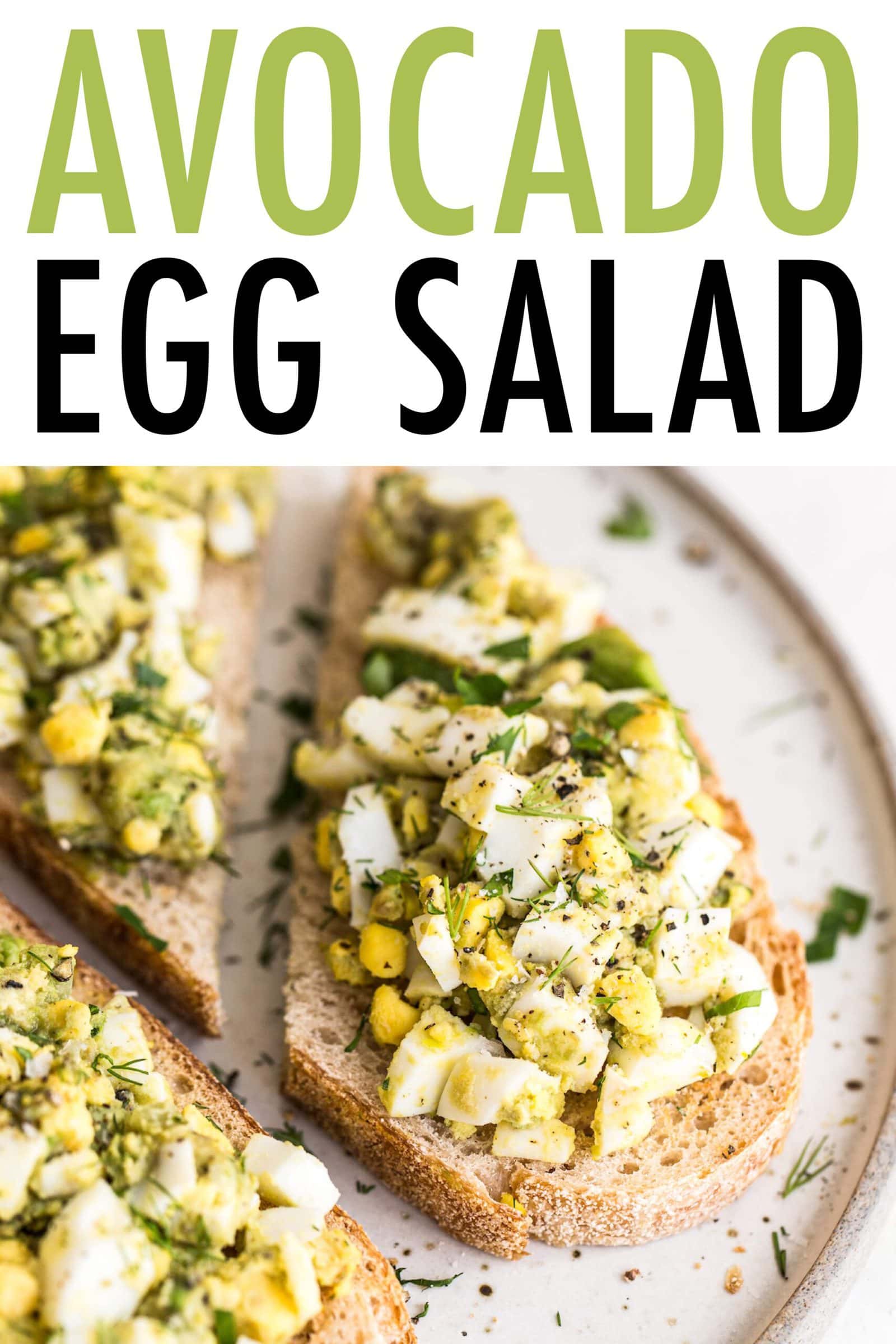 Easy Healthy Avocado Egg Salad - Eating Bird Food