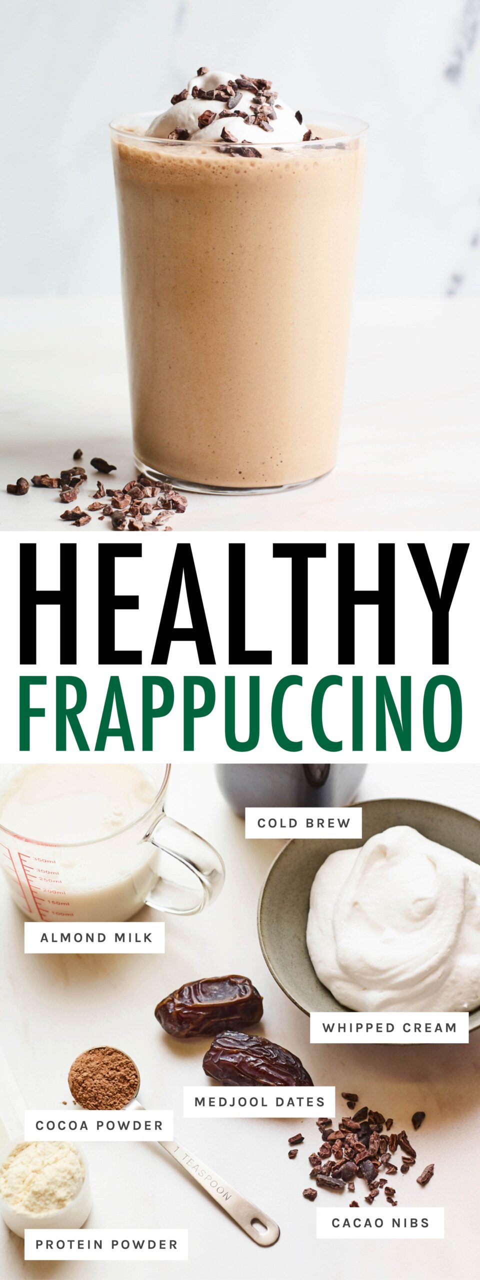 Healthy Frappuccino {Protein-Packed} - Eating Bird Food