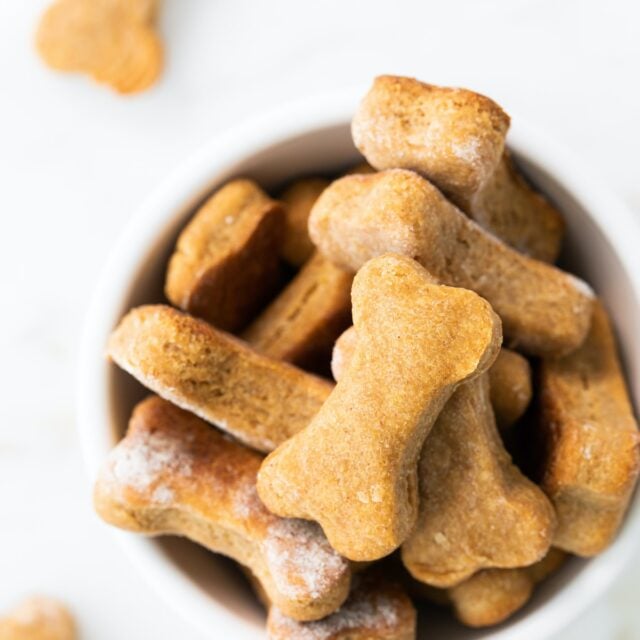 Homemade Peanut Butter Dog Treats - Eating Bird Food