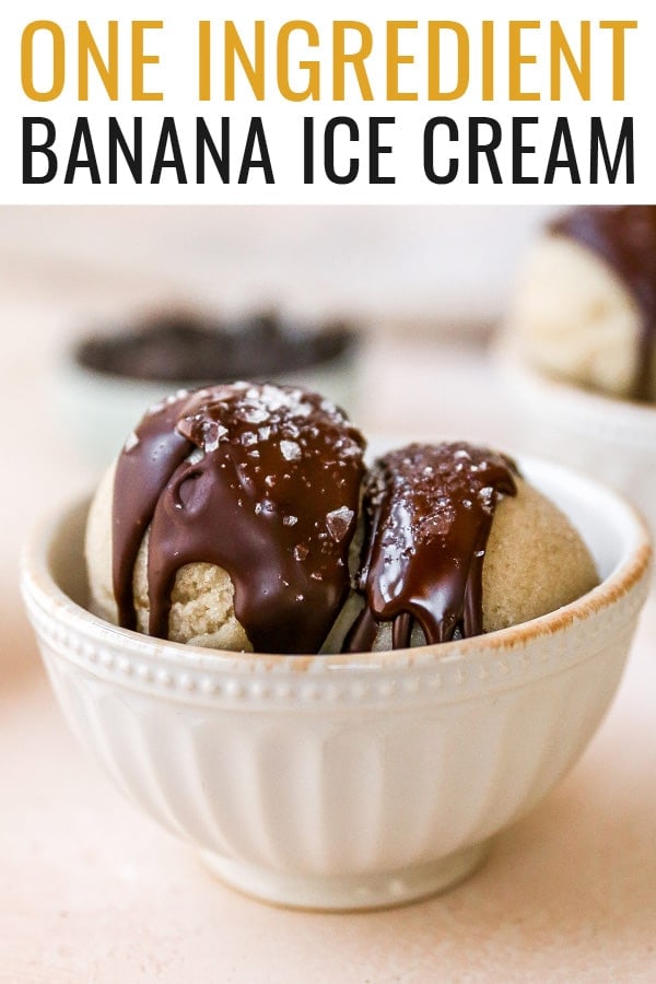 One Ingredient Banana Ice Cream - Eating Bird Food