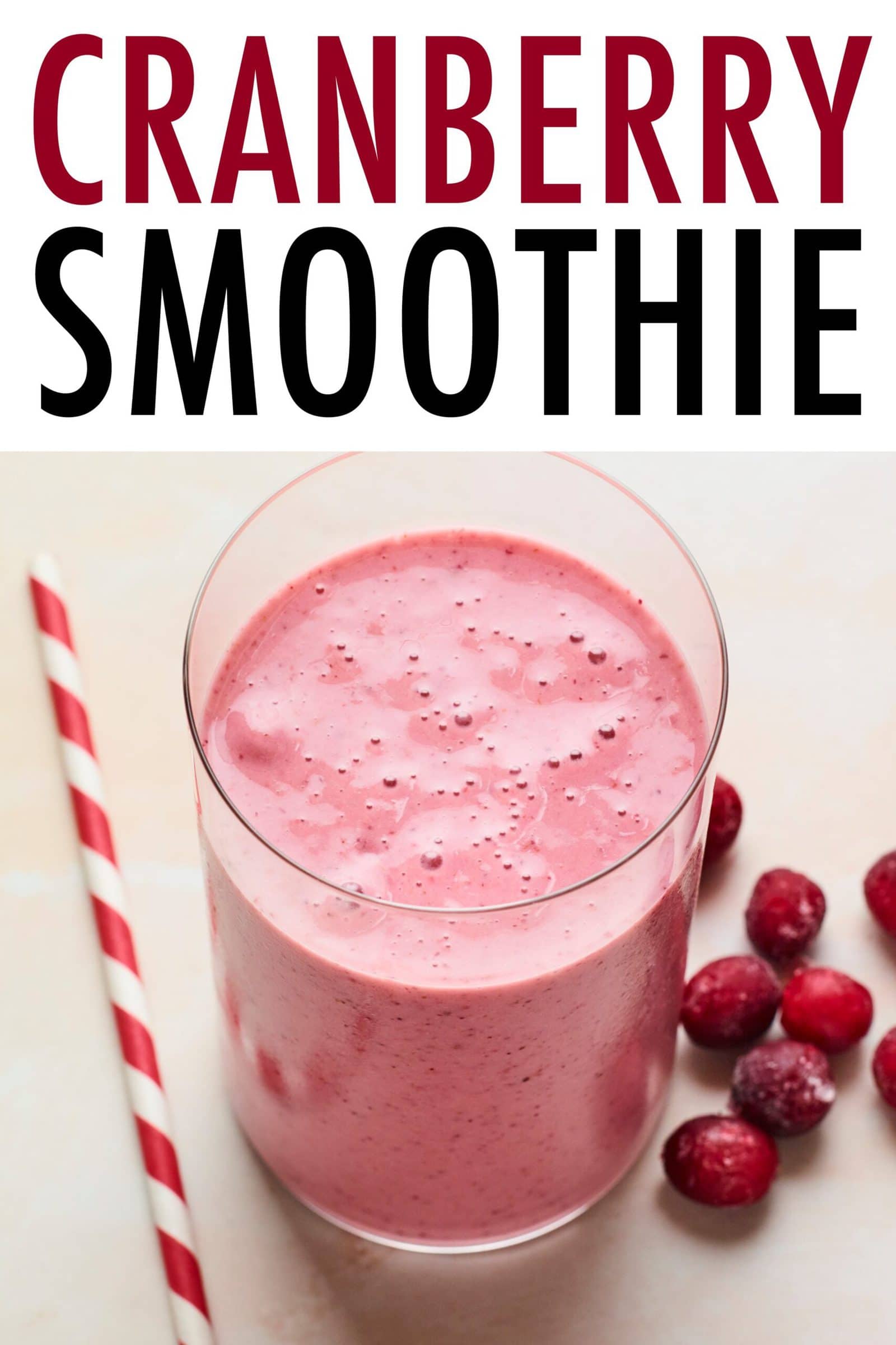 Easy Cranberry Smoothie - Eating Bird Food