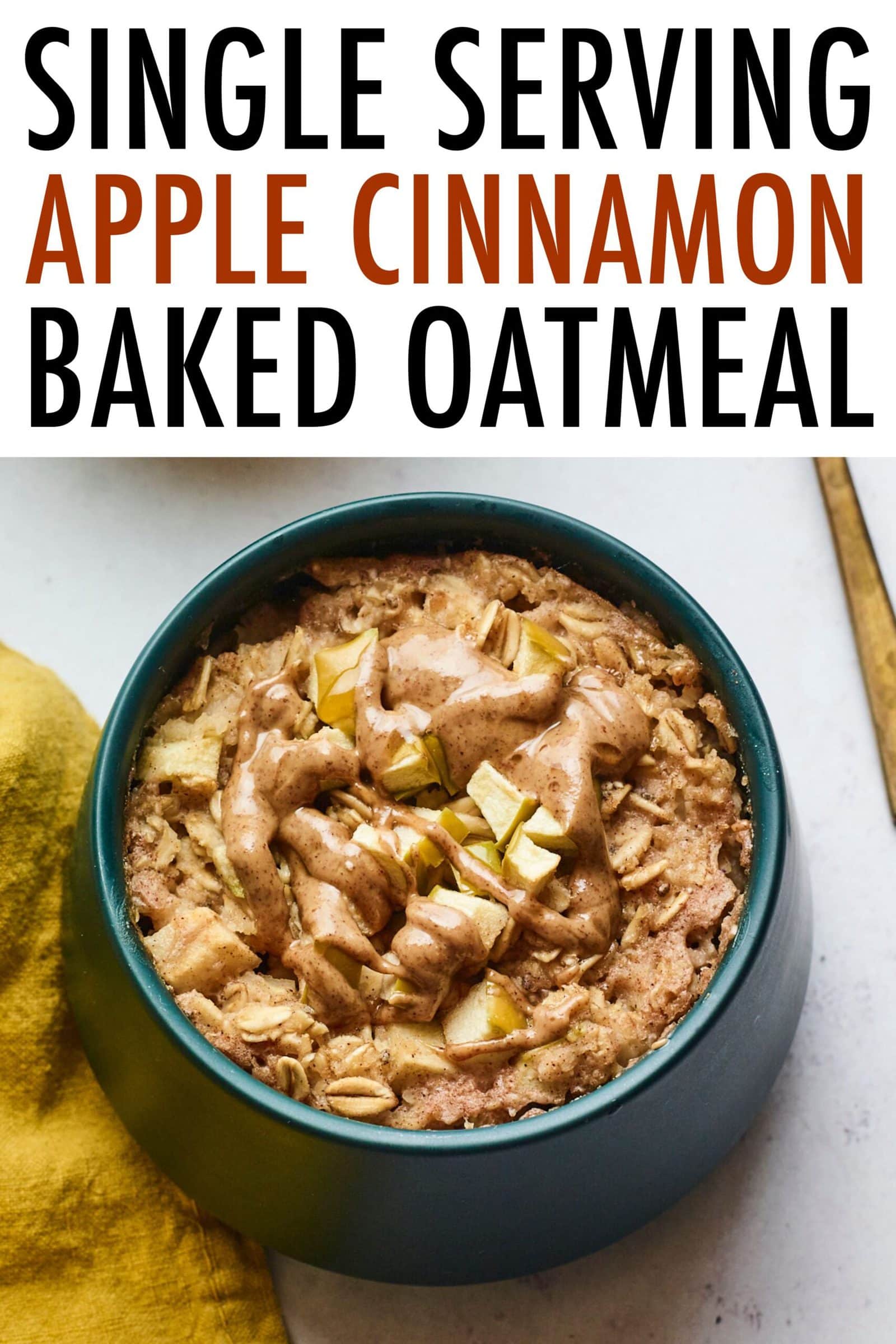 Single Serving Baked Oatmeal - Eating Bird Food