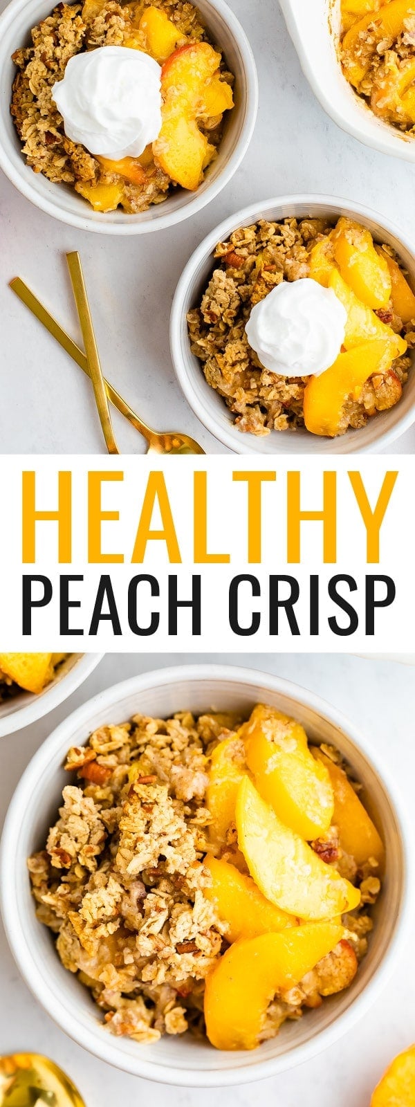 Healthy Peach Crisp - Eating Bird Food