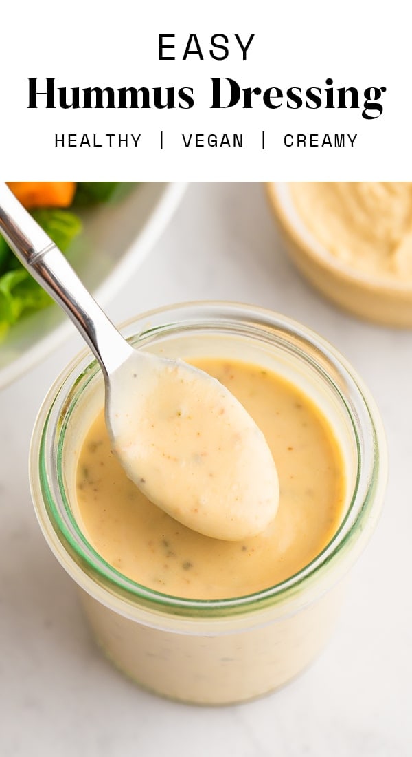 Easy Hummus Dressing - Eating Bird Food