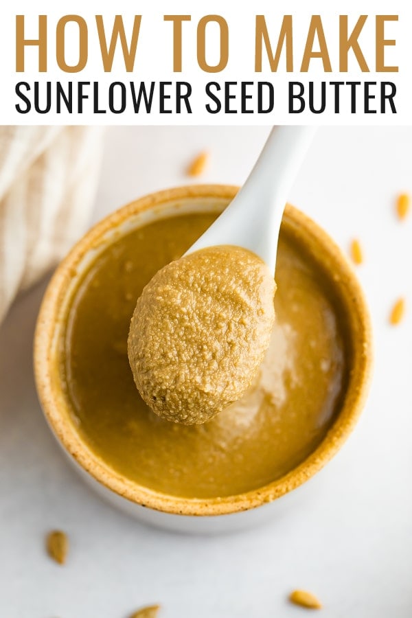 Homemade Sunflower Seed Butter - Eating Bird Food