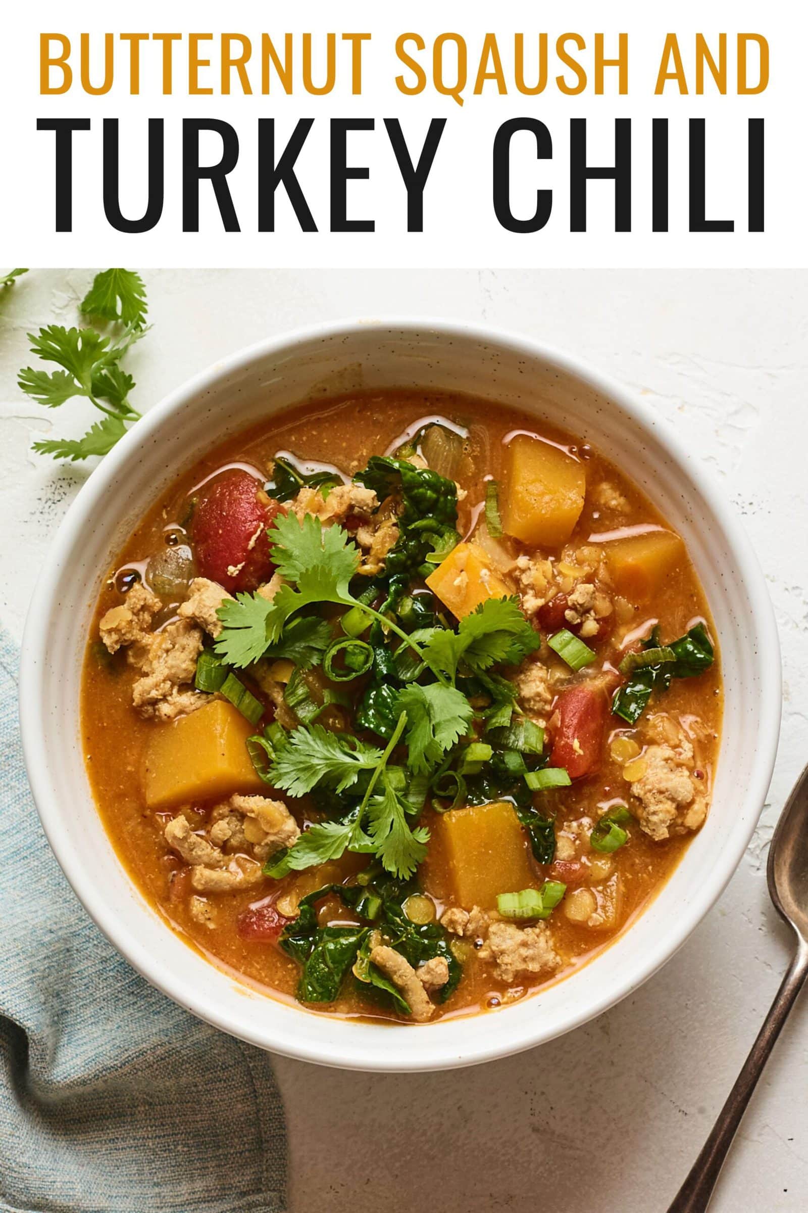 Butternut Squash and Turkey Chili - Eating Bird Food