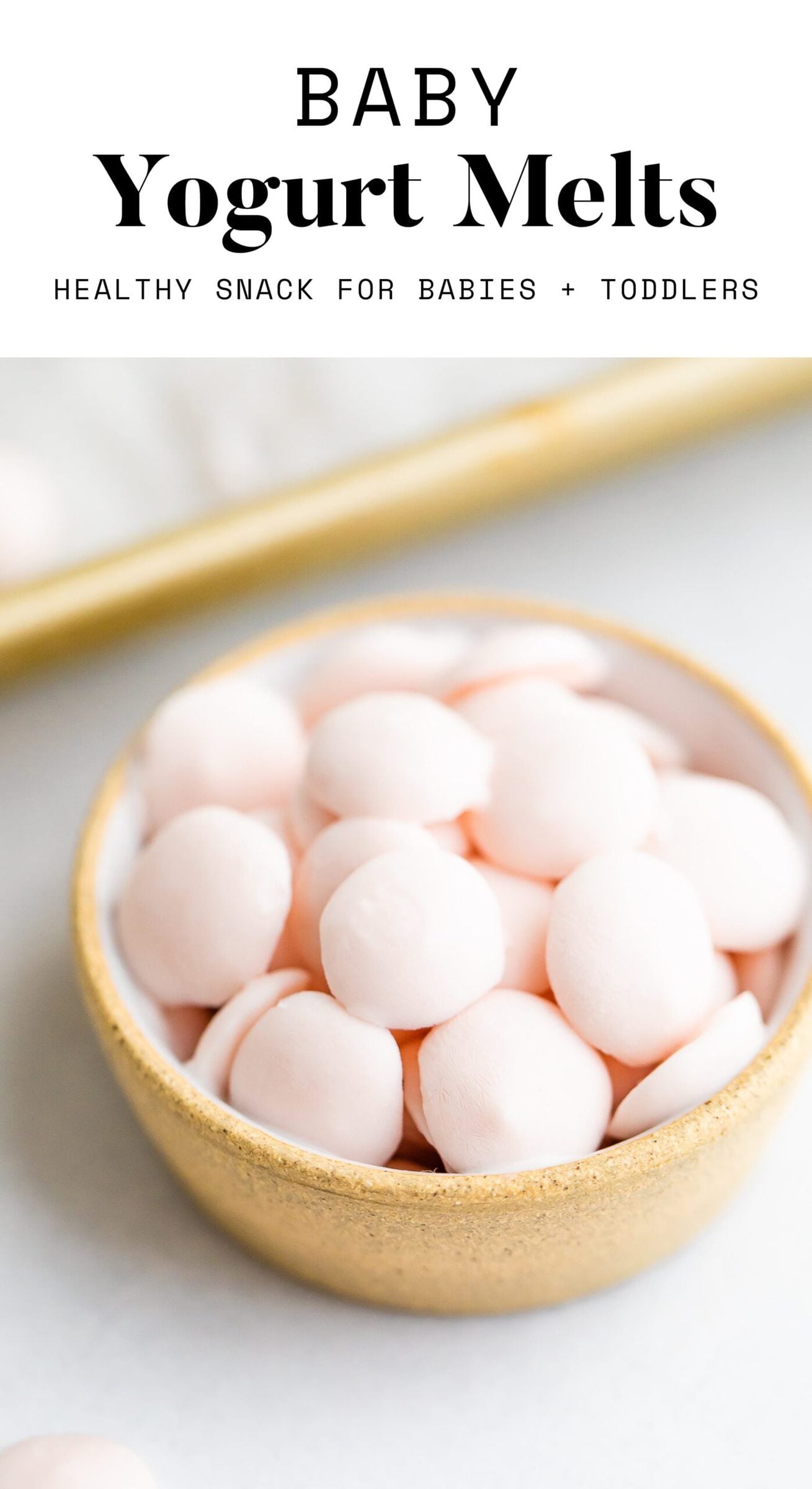 Baby Yogurt Melts {One Ingredient} - Eating Bird Food
