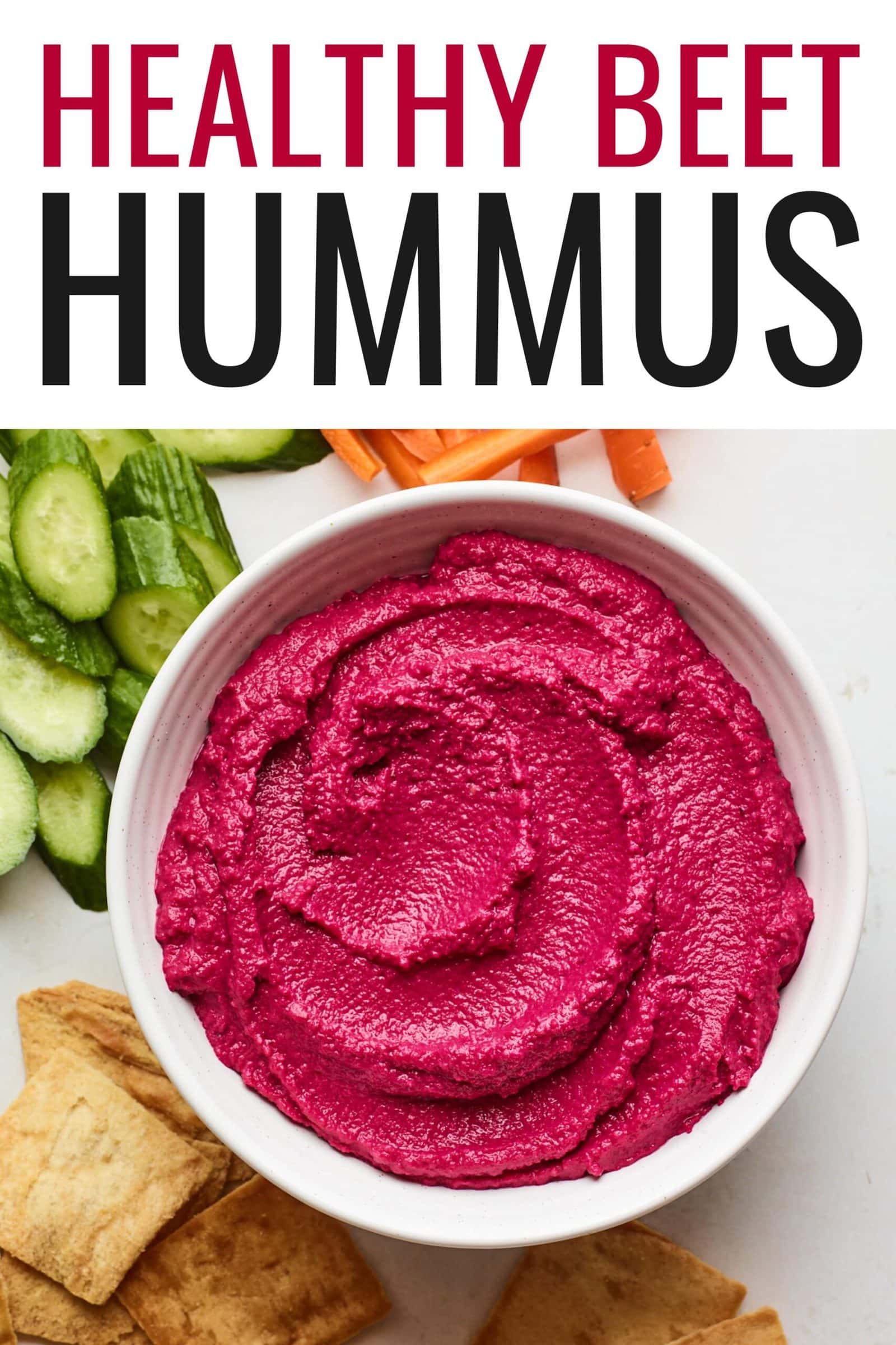 Beet Hummus - Eating Bird Food