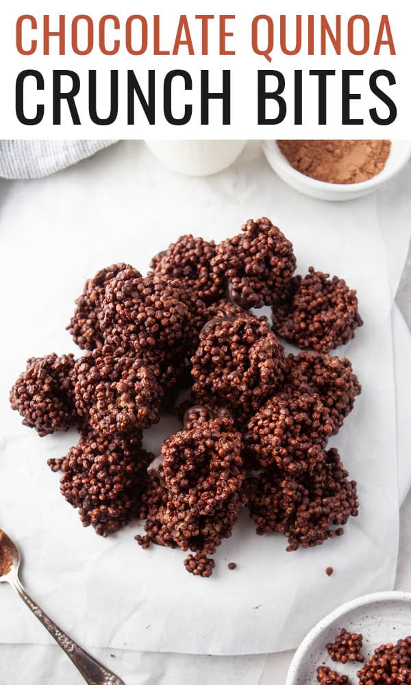 Chocolate Quinoa Crunch Bites - Eating Bird Food