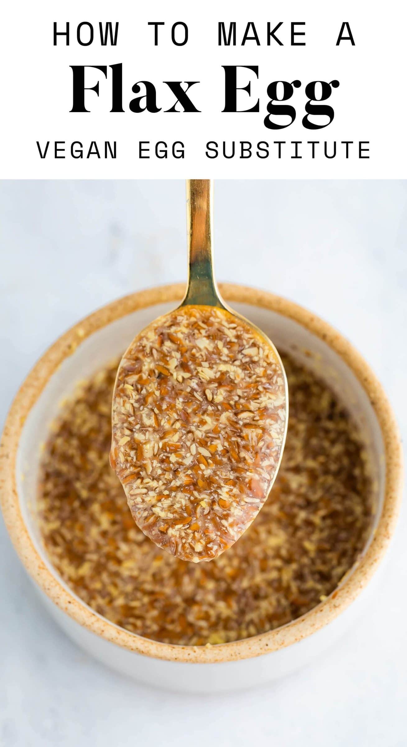 How to Make a Flaxseed Egg - Eating Bird Food