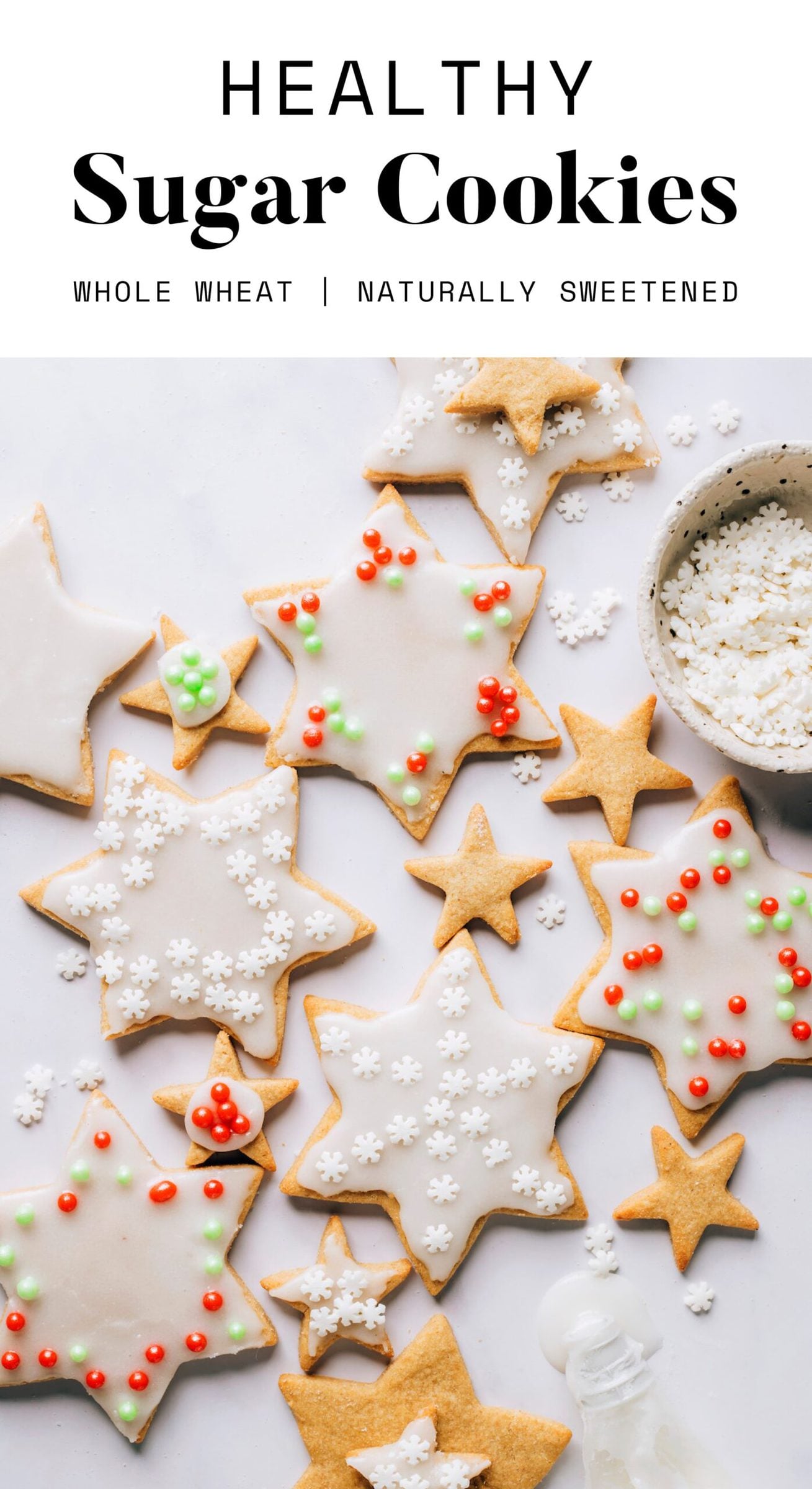 Healthy Sugar Cookies - Eating Bird Food