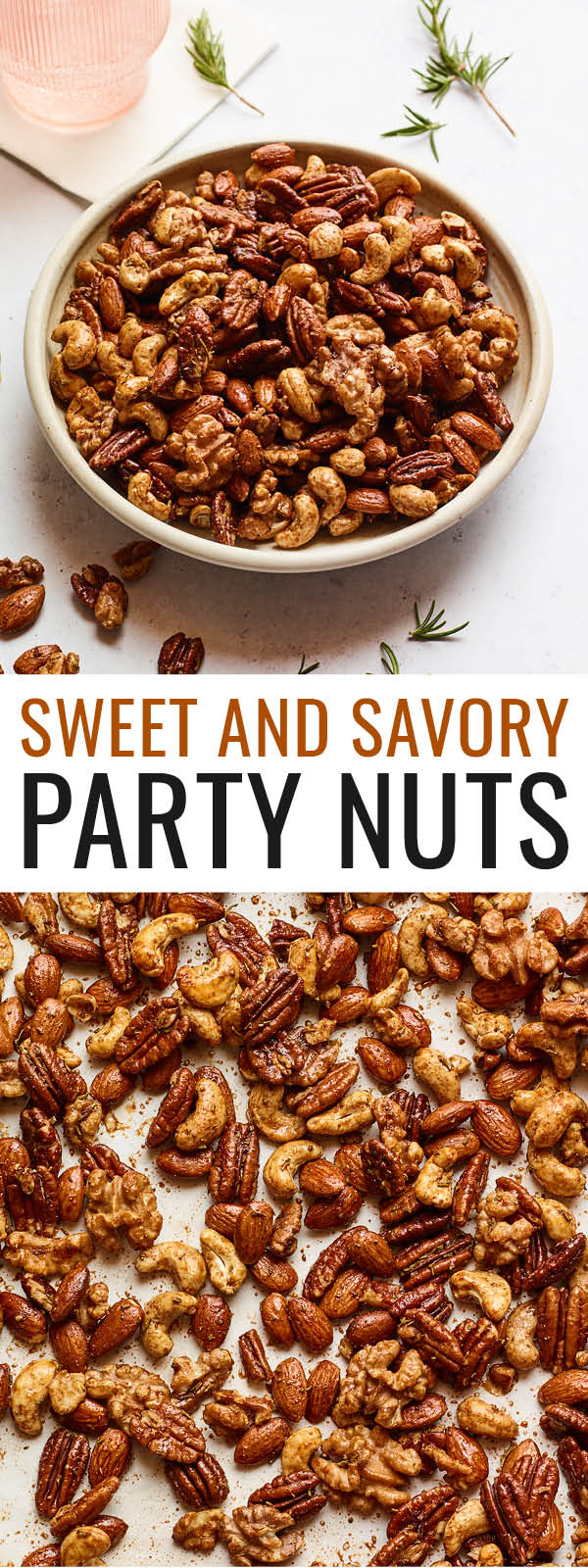 Sweet and Savory Party Nuts - Eating Bird Food