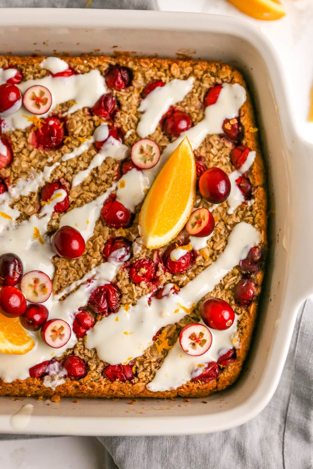 Cranberry Orange Baked Oatmeal - Eating Bird Food