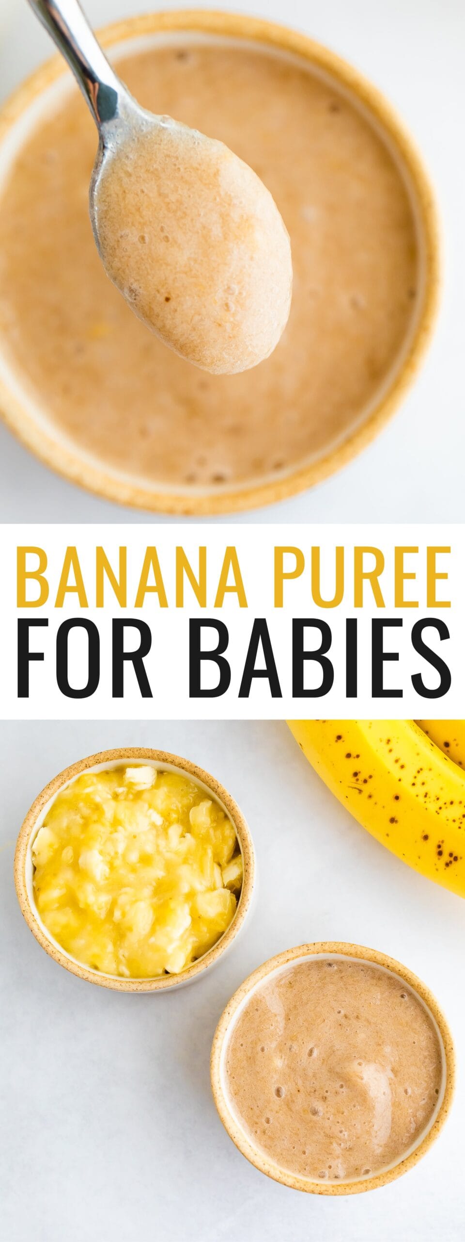 Banana Puree for Babies - Eating Bird Food