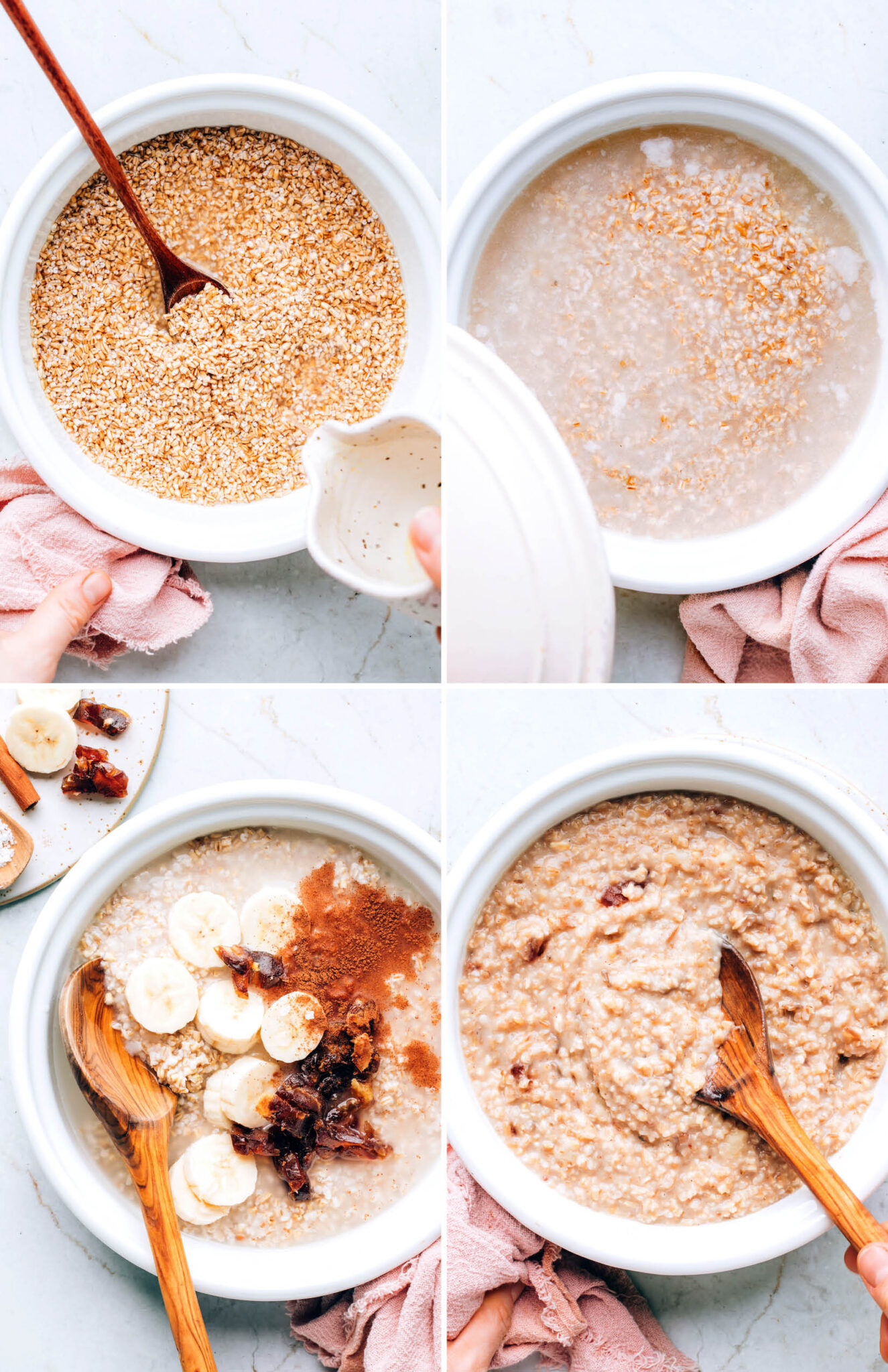 Nutty Date Oatmeal - Eating Bird Food