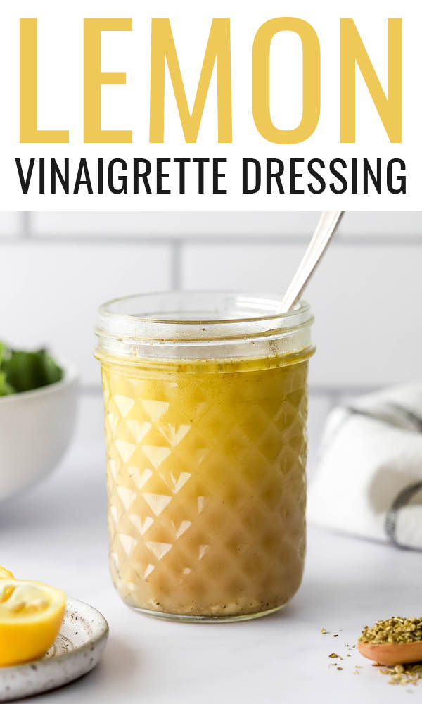 Lemon Vinaigrette Dressing - Eating Bird Food