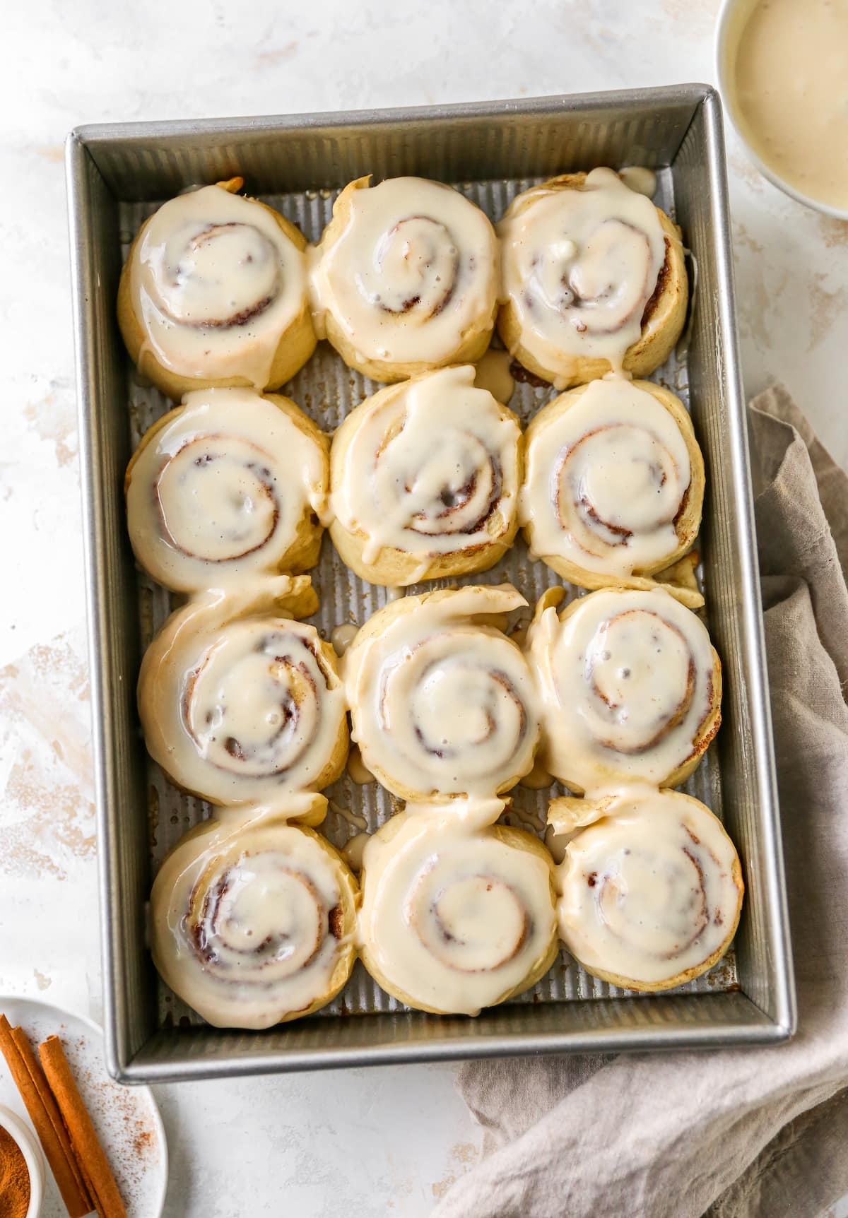 Fluffy Cinnamon Rolls - Eating Bird Food