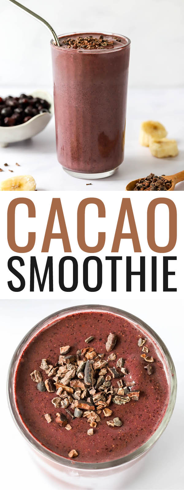 Banana Cacao Smoothie - Eating Bird Food