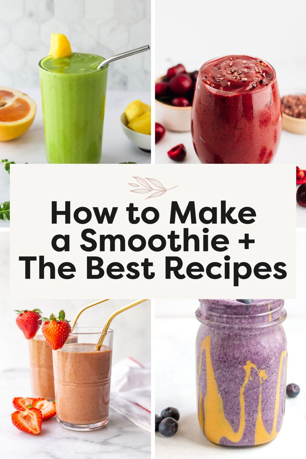 How to Make a Smoothie + 35+ Smoothie Recipes - Eating Bird Food