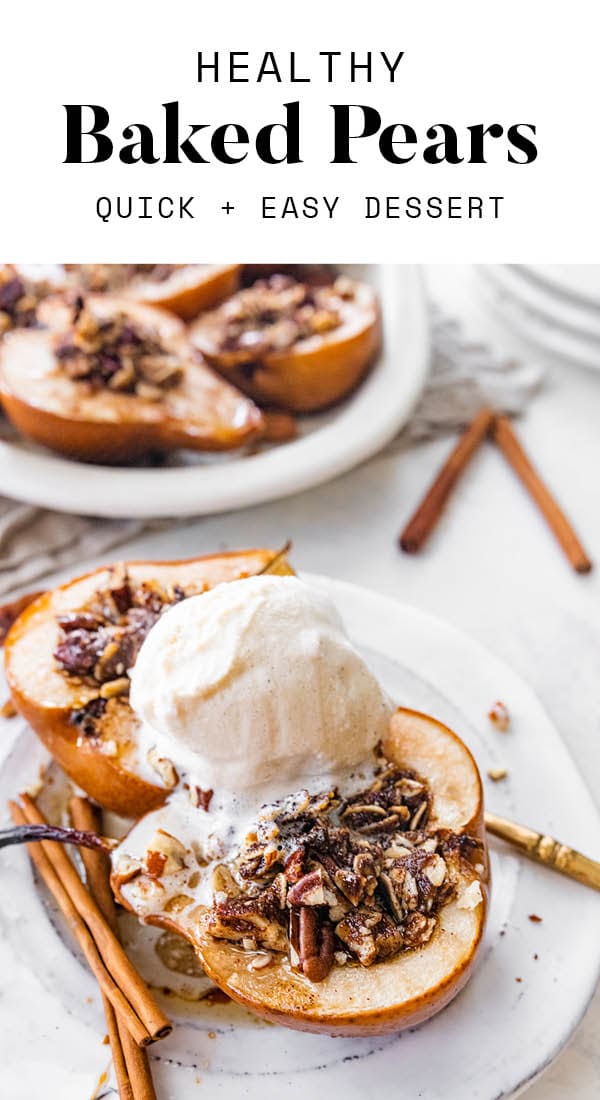Baked Pears - Eating Bird Food