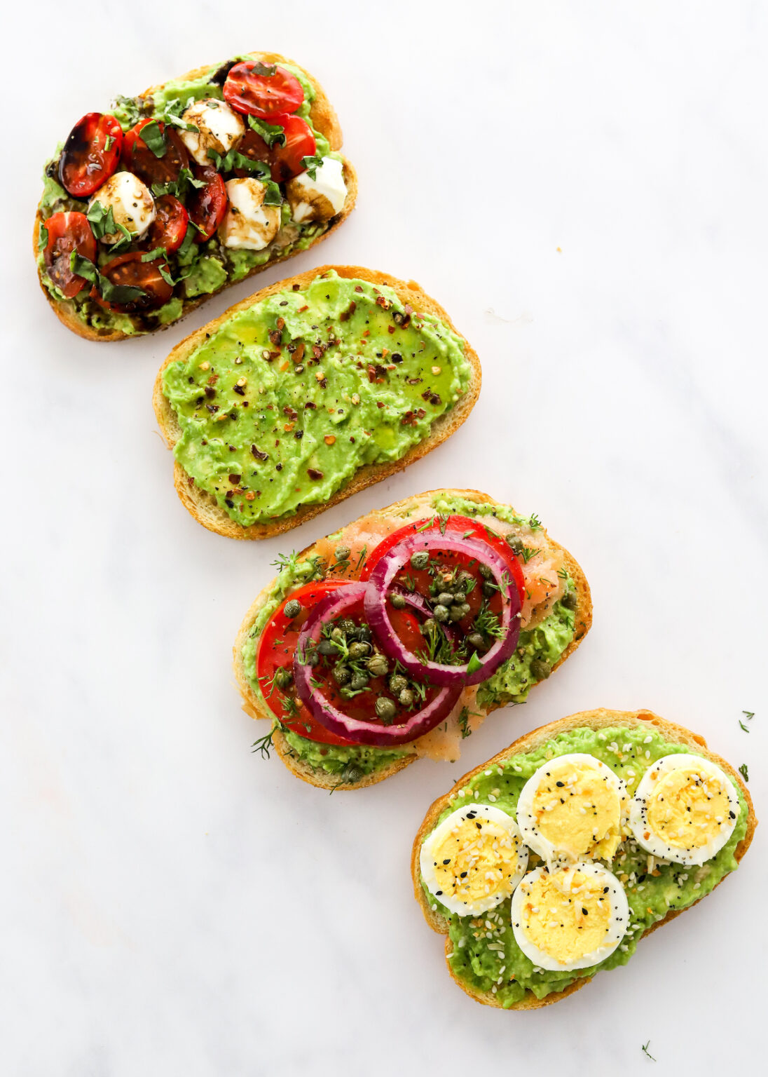 Avocado Toast (4 Ways) - Eating Bird Food