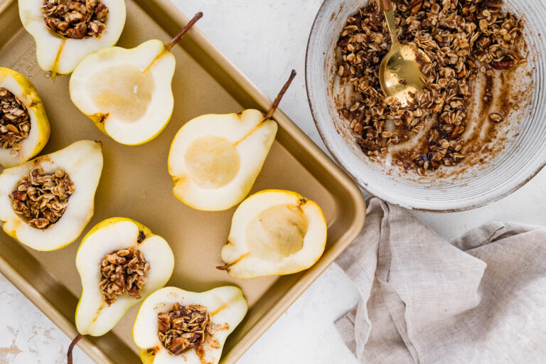 Baked Pears - Eating Bird Food