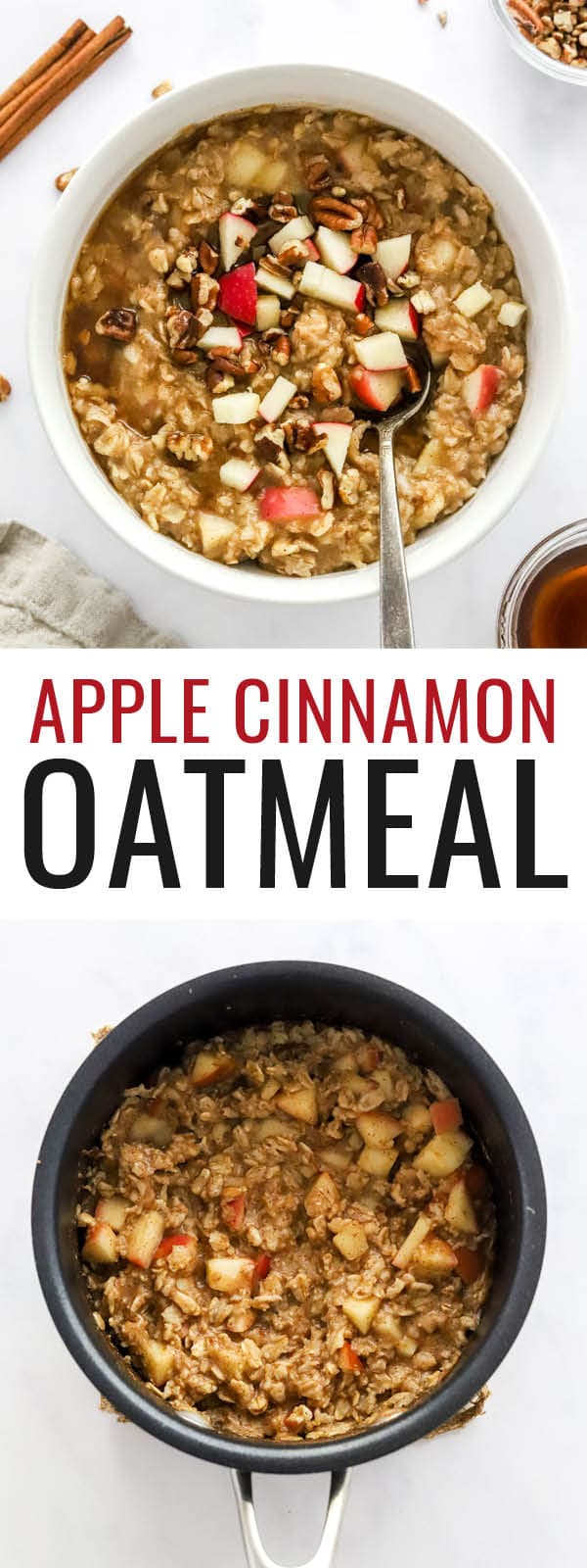 Apple Cinnamon Oatmeal - Consuming Fowl Meals - The Daily Inserts