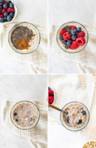 Low Calorie Overnight Oats - Eating Bird Food