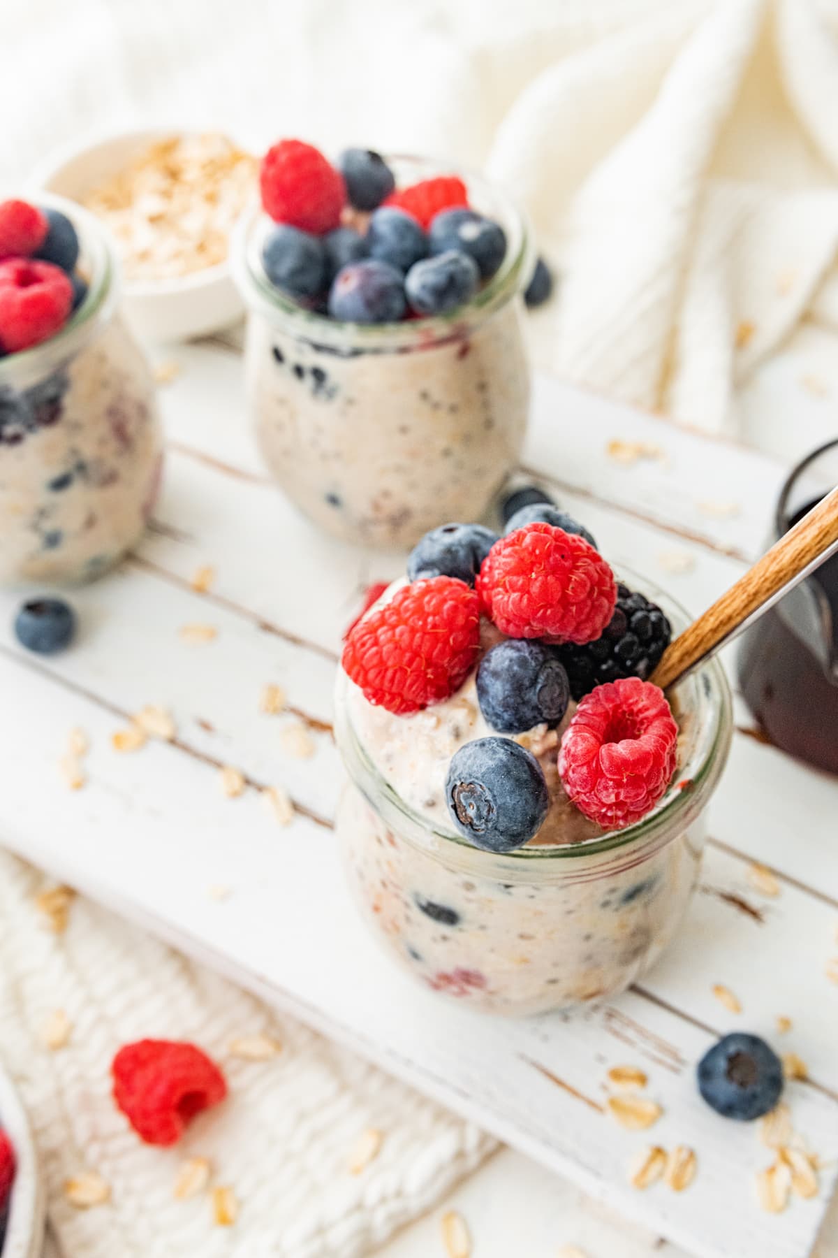 Low Calorie Overnight Oats - Eating Bird Food