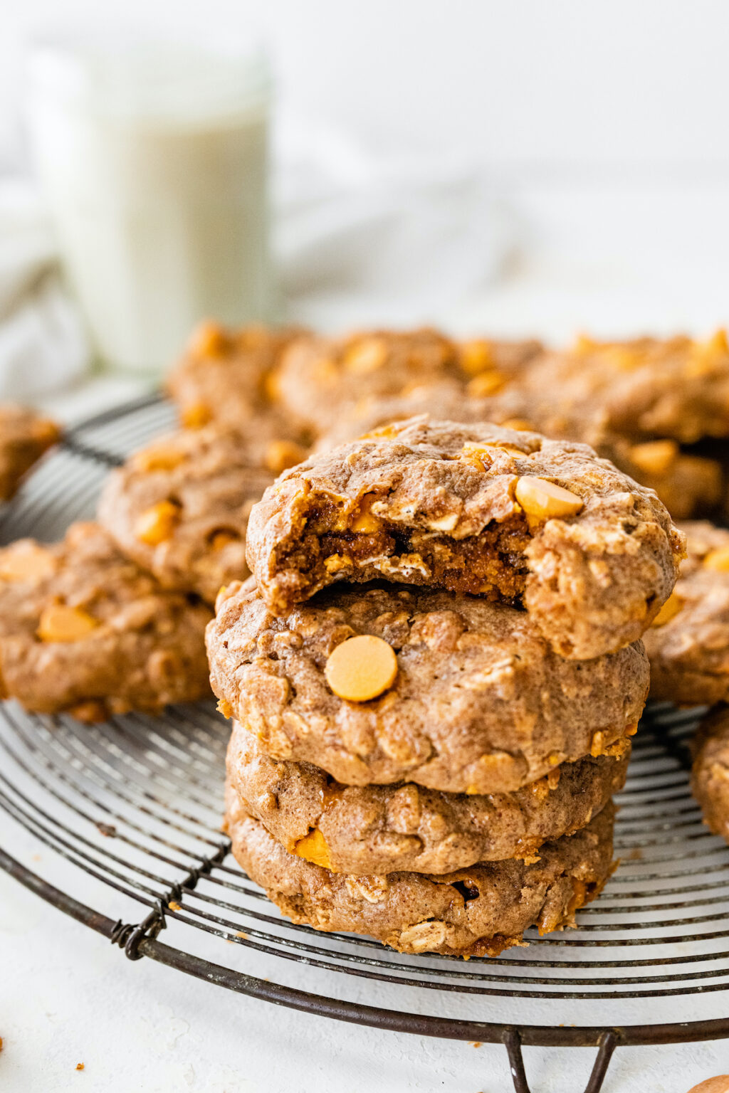 Healthy Gluten Free Oatmeal Scotchies - Eating Bird Food