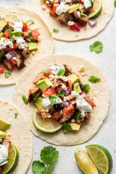 Healthy Chicken Tacos - Eating Bird Food