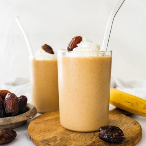 4-Ingredient Healthy Date Shake - Eating Bird Food